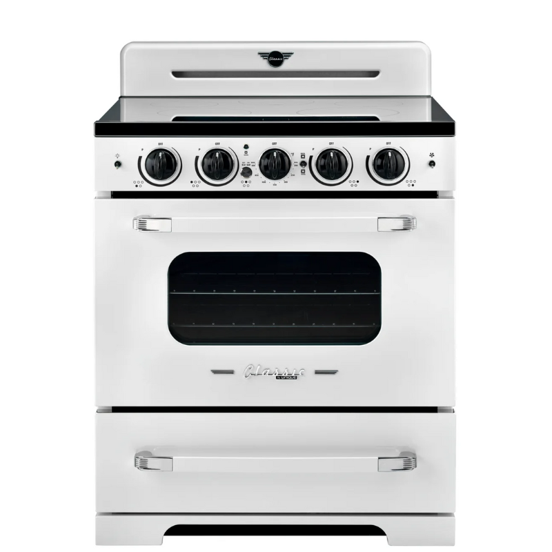 Classic Retro by Unique 30" Colored Retro Induction Ranges — LuxHome ...