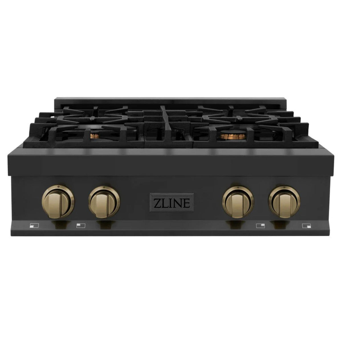 ZLINE Autograph Edition Legacy Gas Rangetops – Black Stainless with Ch ...